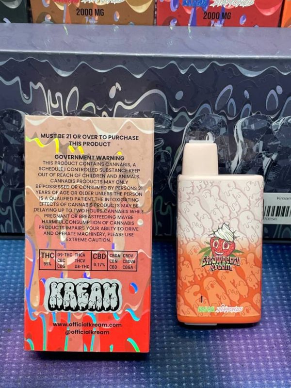 Kream 2g disposables vape pen - Cali Exotic Store