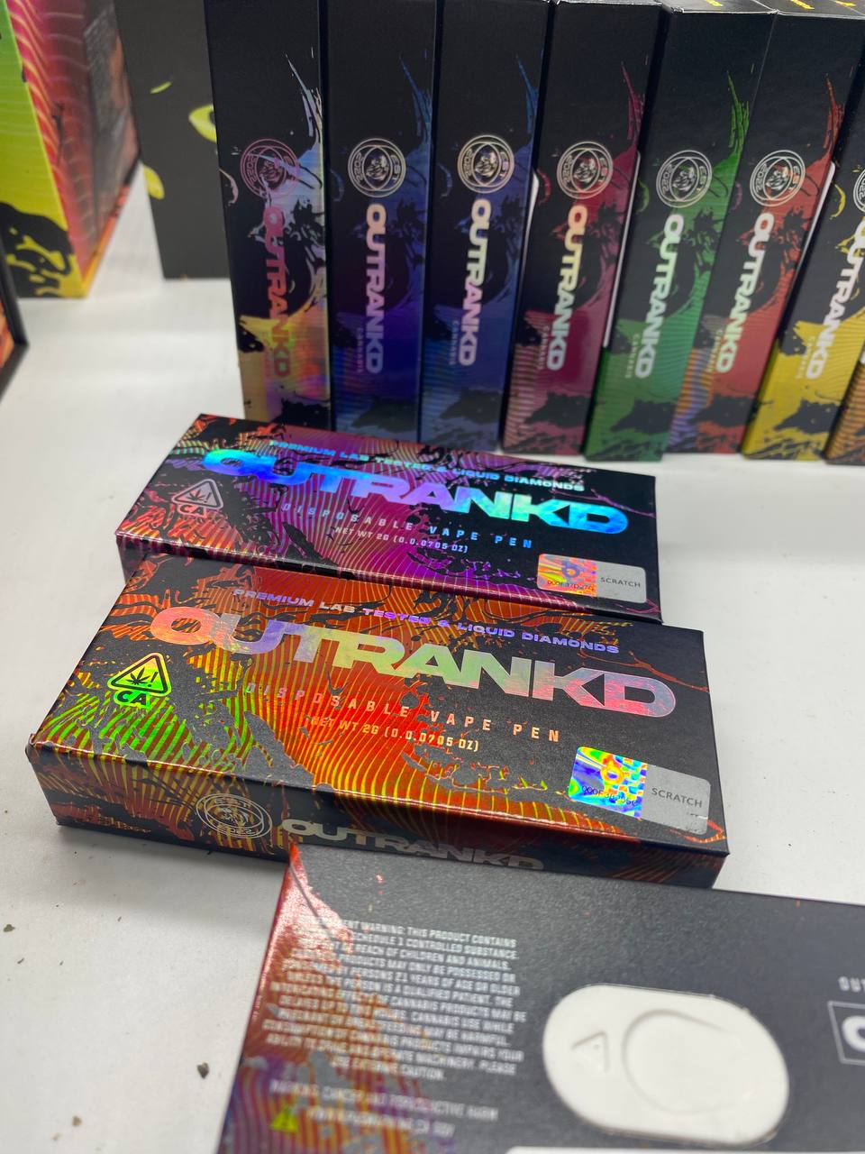 OUTRANKD 2G live resin + liquid diamonds disposable vape pen - Cali ...