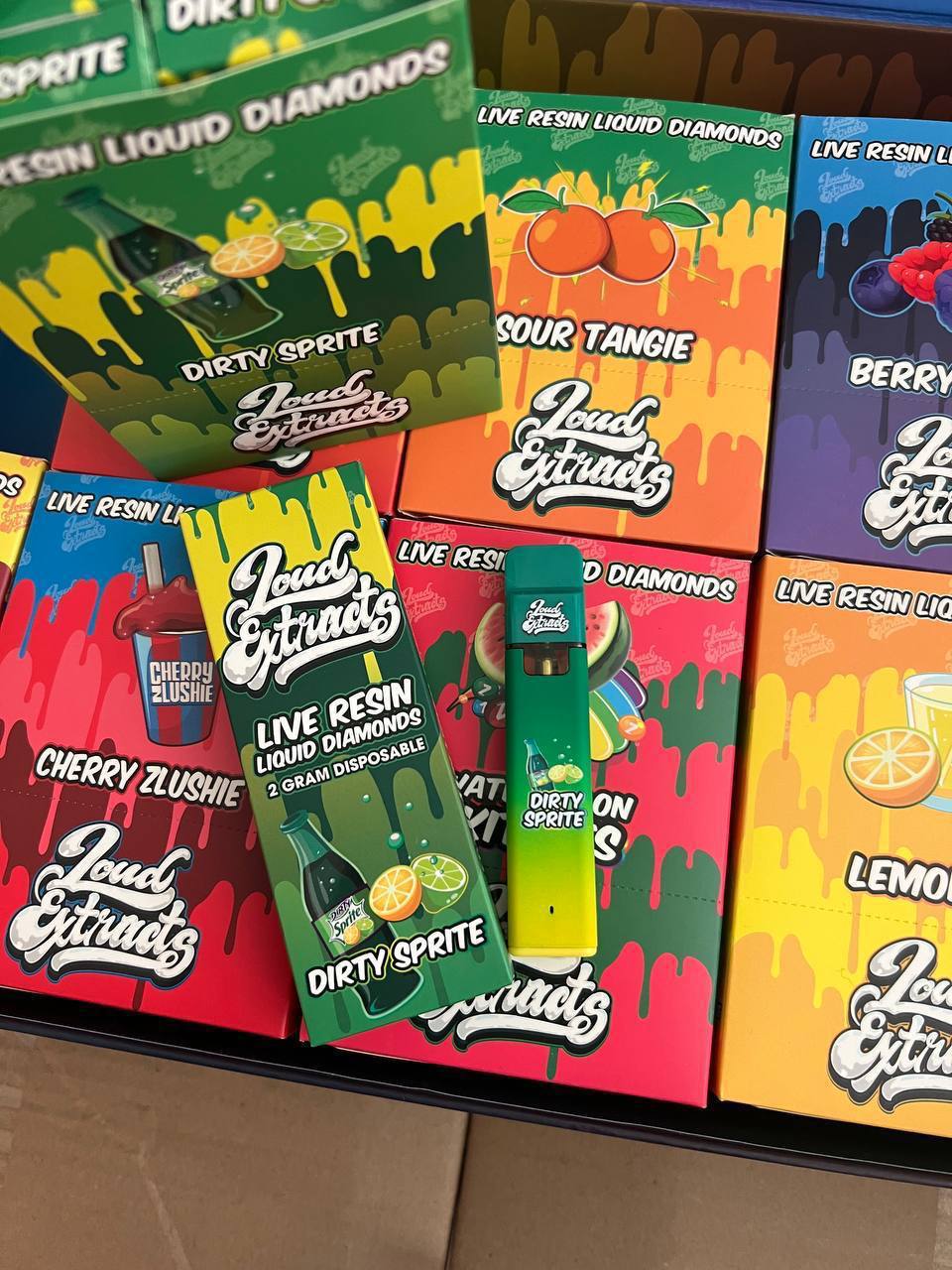 Loud extracts live resin liquid diamonds disposable - Cali Exotic Store