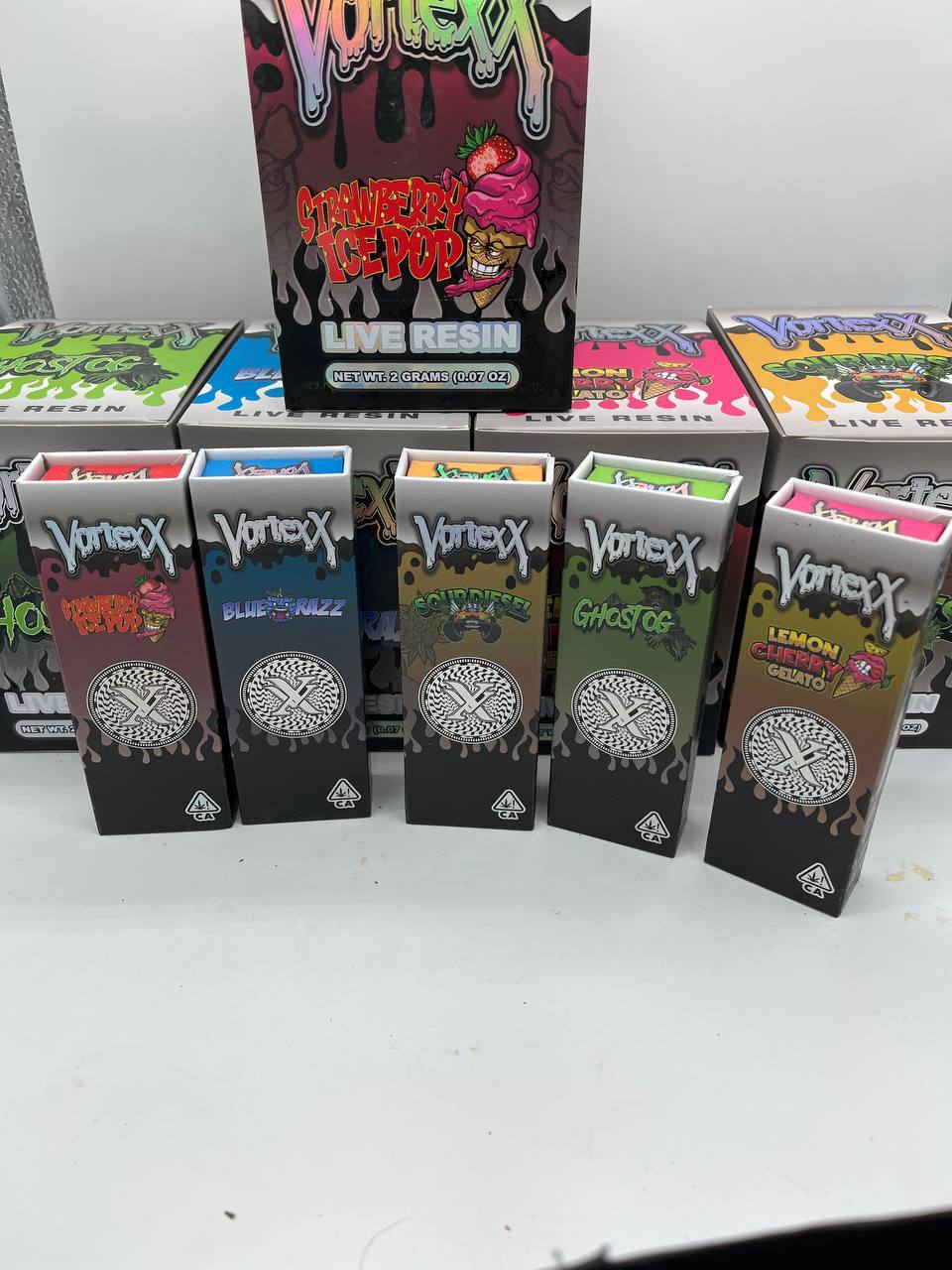 Vortex 2 Gram Live Resin Disposable - Cali Exotic Store