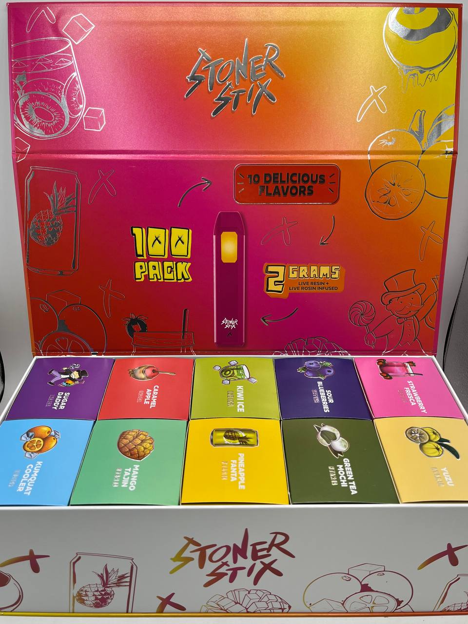 Stoner Stix 2g live resin + live rosin infused disposable - Cali Exotic ...