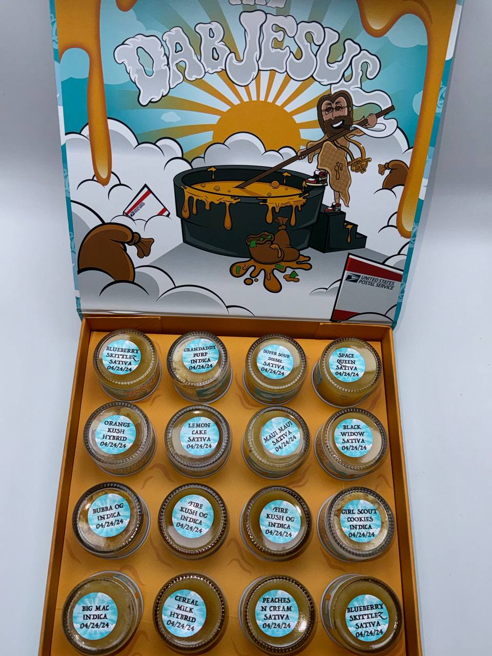 Dab Jesus Wax Baller box 16 Ounce in 1box - Cali Exotic Store