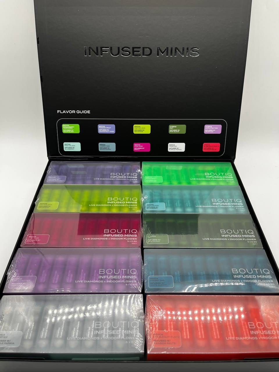 Boutiq infused mini pre rolls Indoor flower x Live diamond - Cali ...