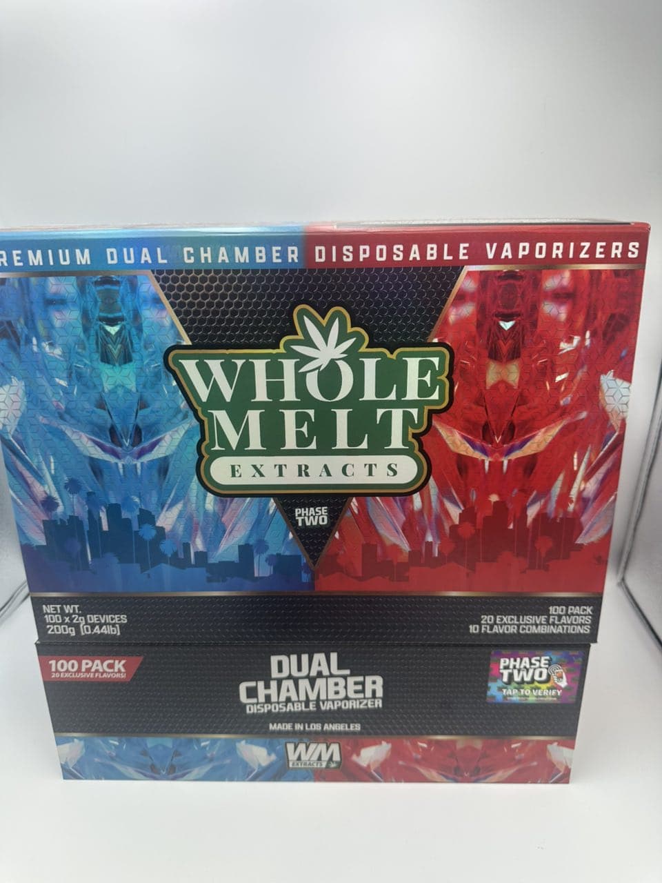 Whole melts extracts dual chamber 2G Disposable - Cali Exotic Store