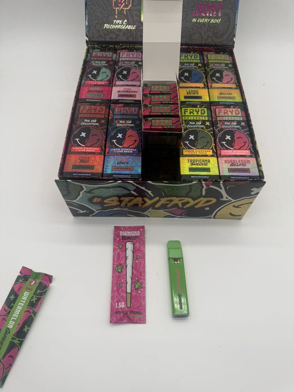 Fryd Extracts 2g disposable the OG Collection With Pre Roll - Cali ...