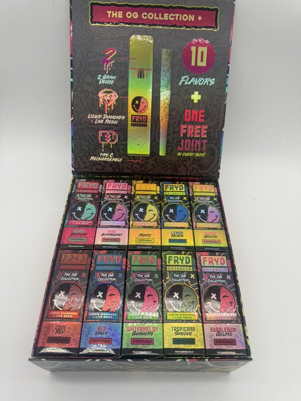 Fryd Extracts 2g disposable the OG Collection With Pre Roll - Cali ...