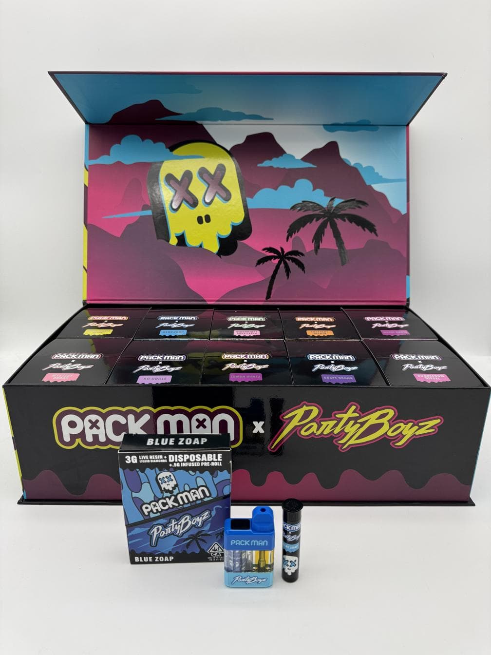 Packman x Partyboyz Disposable 3G + Pre-Roll Combo - Cali Exotic Store